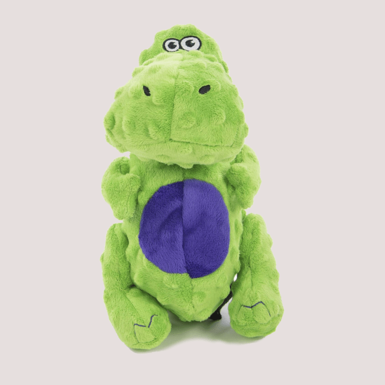 goDog® Dino T. Rex Plush Dog Toy | Healthy Pet Store